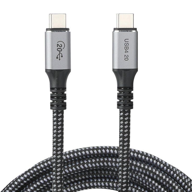 usb c 3.2 gen 2 cable Full-feature TypeC To TypeC 20G 240W Nylon Braid ...